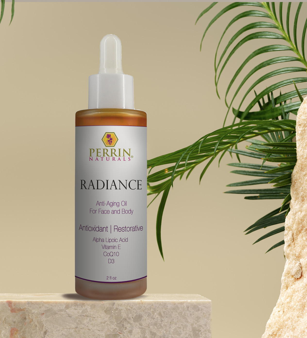 Radiance | Anti-Aging Skin Enhancement - 2 oz | Perrin Naturals